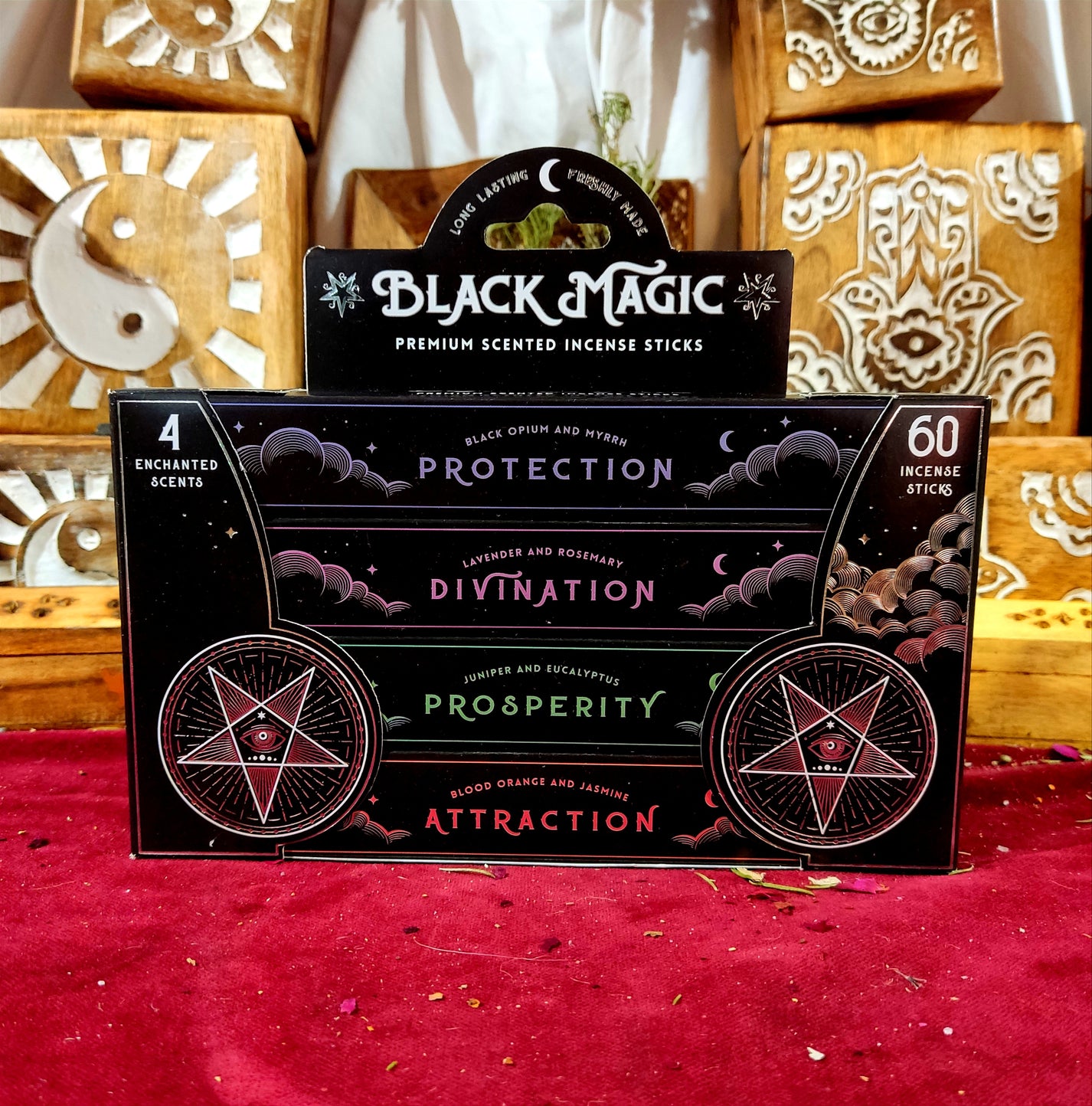 Pack Inciensos Black Magic – Arcania Artesanía